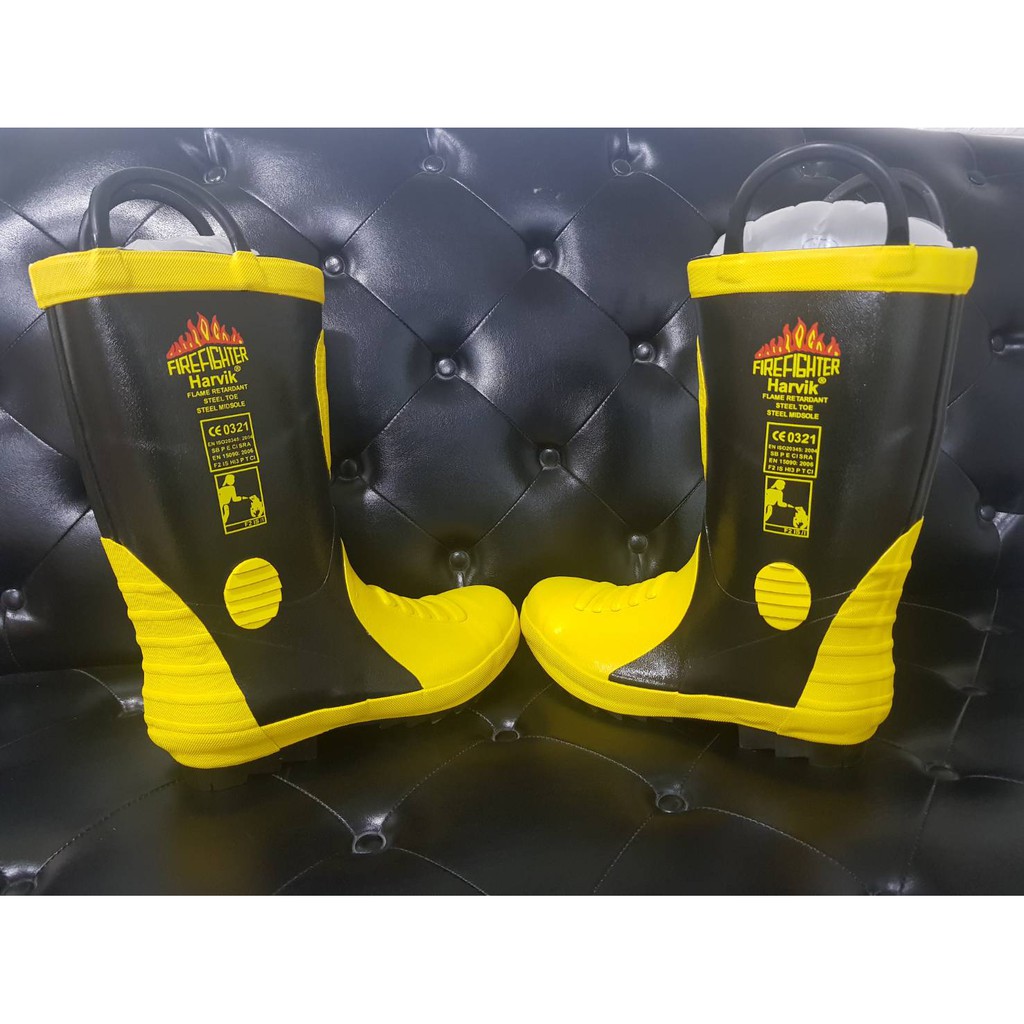 รองเท้าดับเพลิง HARVIK | Shopee Thailand