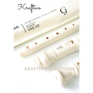 [ Recorder ] เครื่องบันทึกเสียง YAMAHA SOPRANO YRS23 GERMAN KIDARIO ...