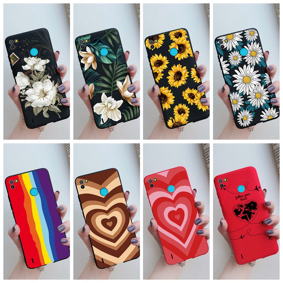 Tecno POP 4 LTE POP 4 AIR BC1s BC1 เคส สีลูกกวาด นิ่ม เคลือบด้าน สวยงาม ...