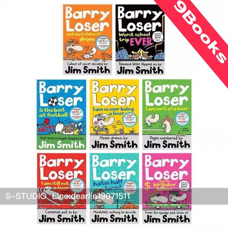 Barry Loser Series 9books Barry Loser is a madcap illustrated series ...