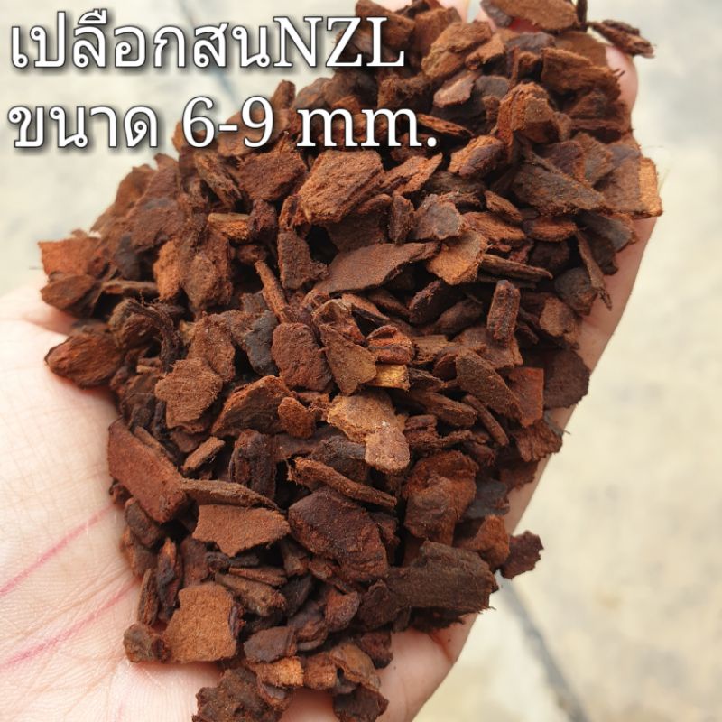 เปลือกไม้สนจากนิวซีแลนด์No.2 ขนาด6-9mm.บรรจุถุง500g. | Shopee Thailand