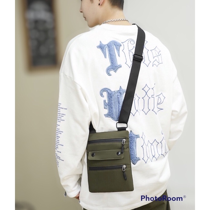 กระเป๋าสะพายข้างชายหญิงแบบกันน้ำทันสมัยมีรสนิยม | Shopee Thailand