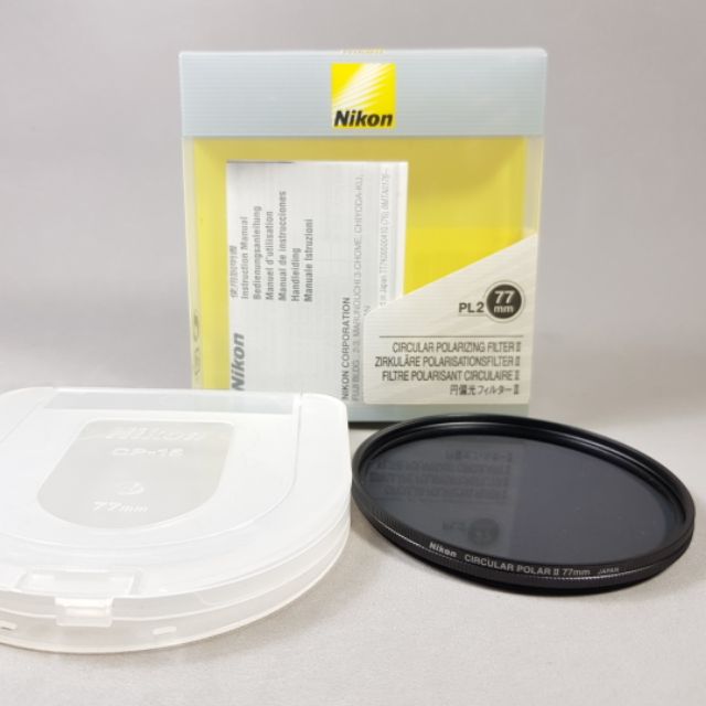 Genuine Nikon 77mm C-PLII PL2 Circular Polarizing CPL Filter C-PL II ...