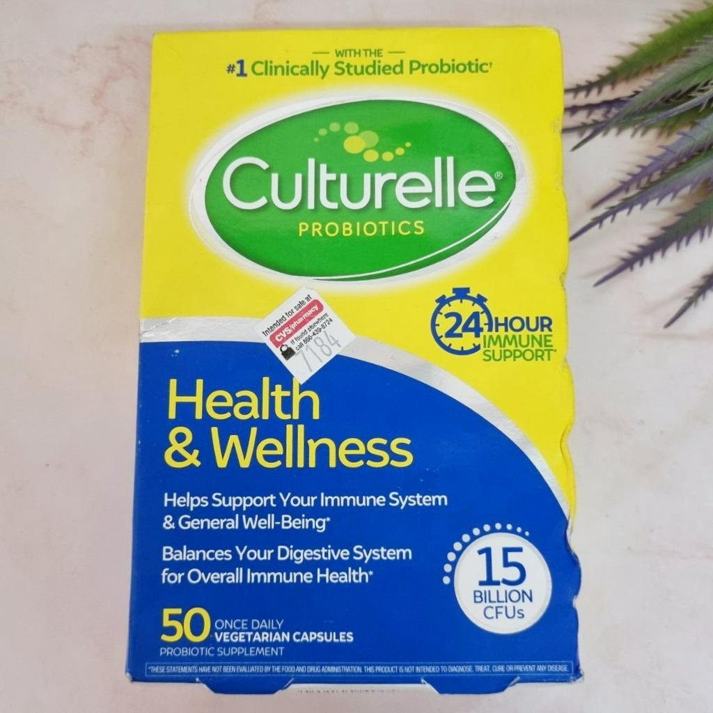 [Culturelle®] Probiotics Health & Wellness 15 Billion CFUs 50 Once ...