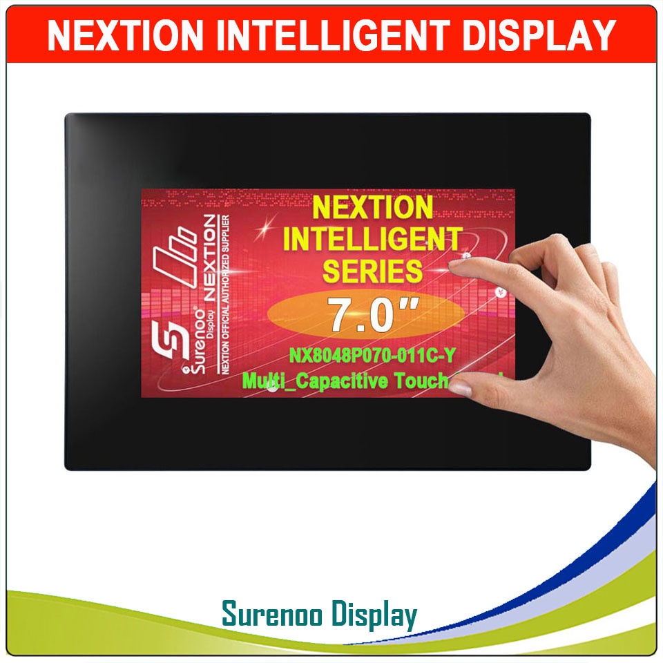 7.0" NX8048P070 Nextion Intelligent HMI UART Serial TFT LCD Module Display Panel Resistive or ...