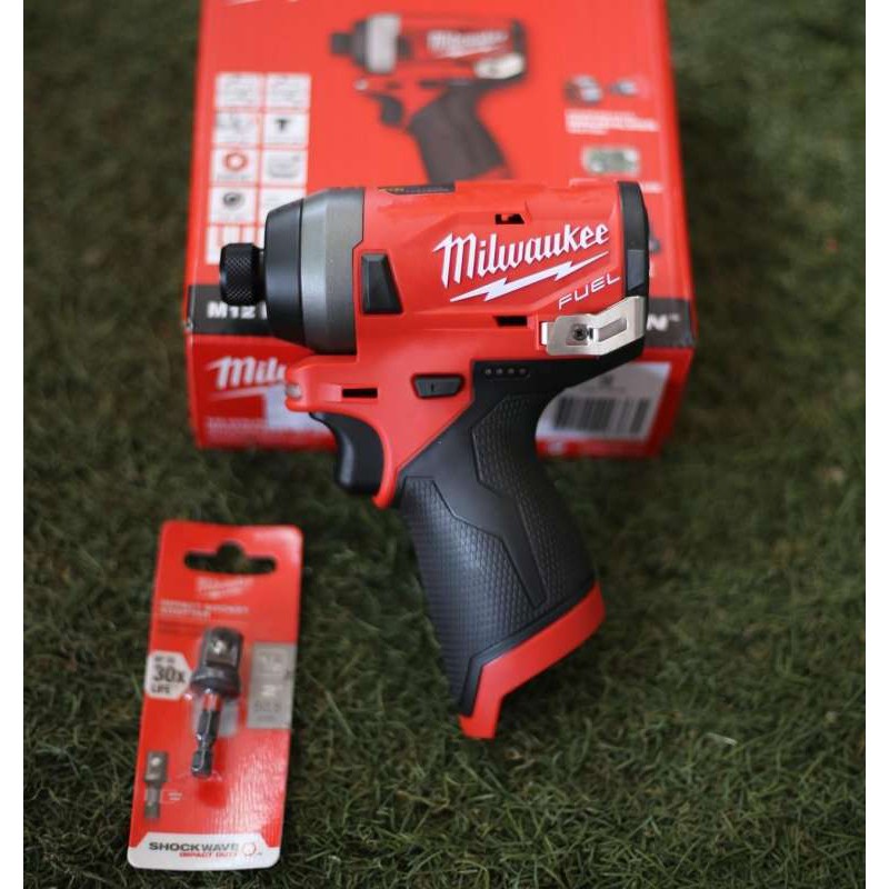 Milwaukee M12FID-0 แถมฟรี อแดบเตอร์ 1/2 สีแดง | Shopee Thailand