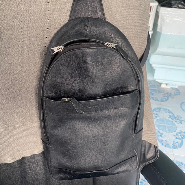 ของแท้ COACH F54770 CHARLES PACK กระเป๋า คาดอก สีดำ มือสอง สภาพดีคะ ของ ...