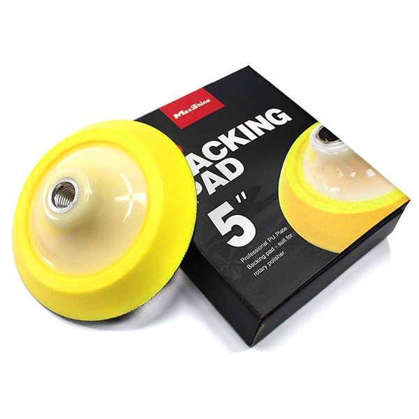 MAXSHINE Rotary Yellow PU Backing Pad ขนาด 5",6" แป้นหนามเตย สำหรับ ...