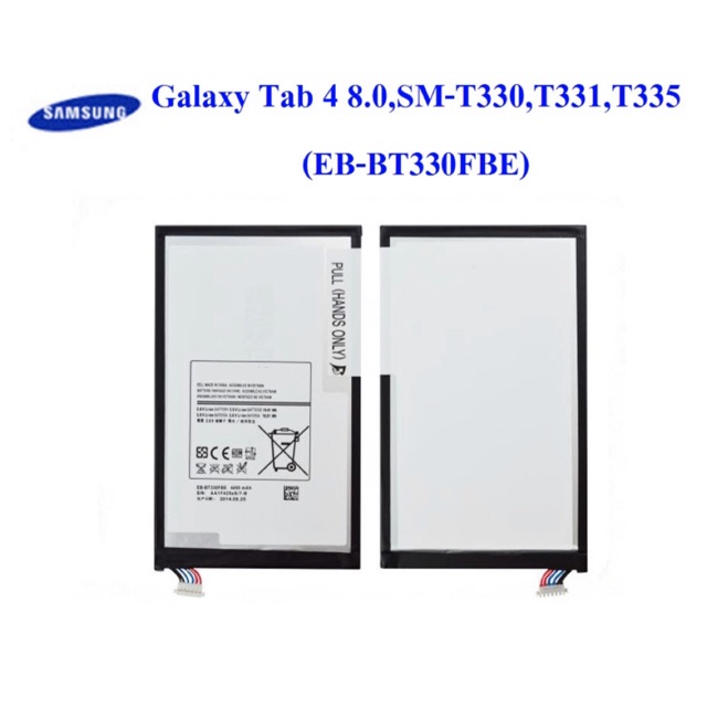 แบตเตอรี่ Samsung Galaxy Tab 4 8.0,SM-T330,T331,T335(EB-BT330FBE)รับประกัน3เดือน | Shopee Thailand