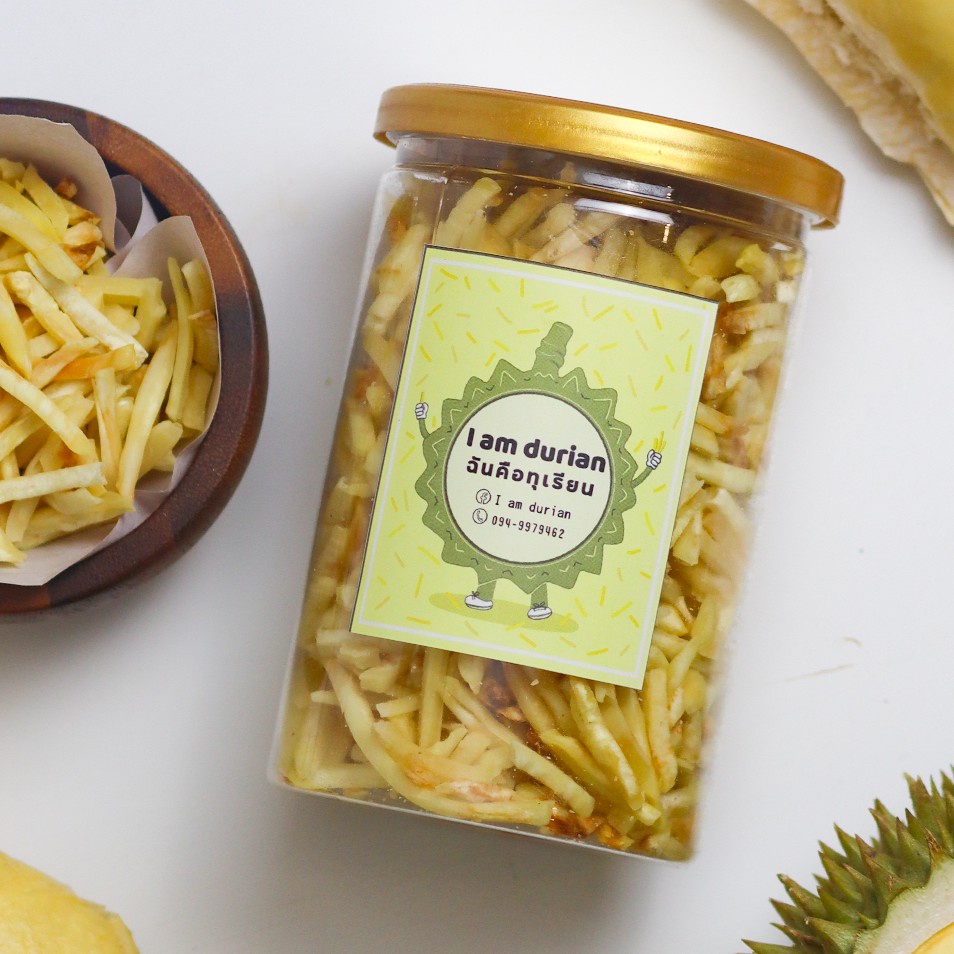 ทุเรียน เฟรนช์ฟรายมินิ อ้วนน้อย อร่อยหนัก ทุเรียนทอดกรอบ - I AM DURIAN ...