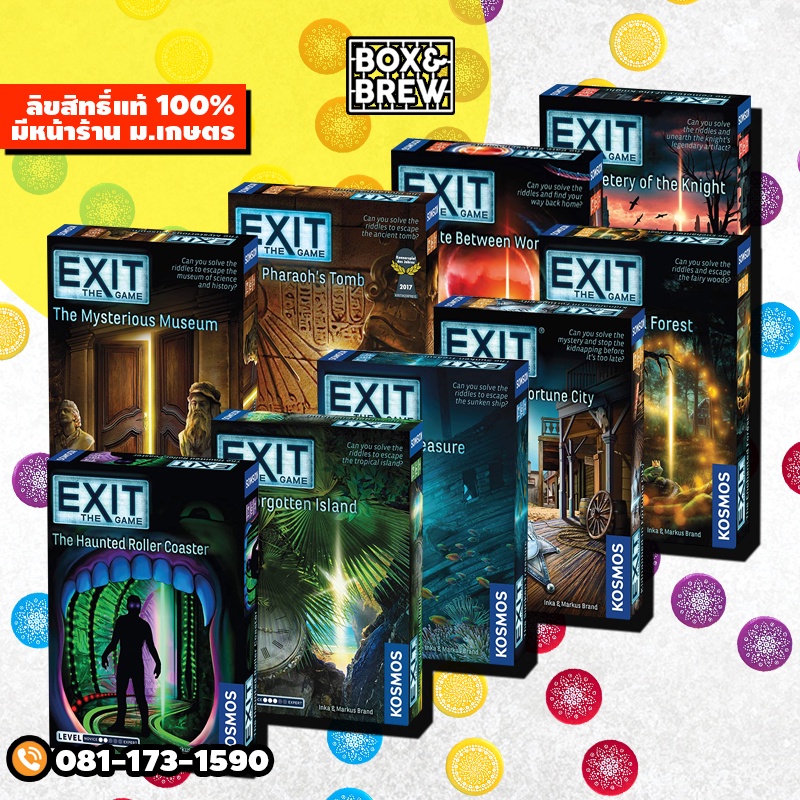 Exit: The Game (English Version) board game บอร์ดเกม | Shopee Thailand