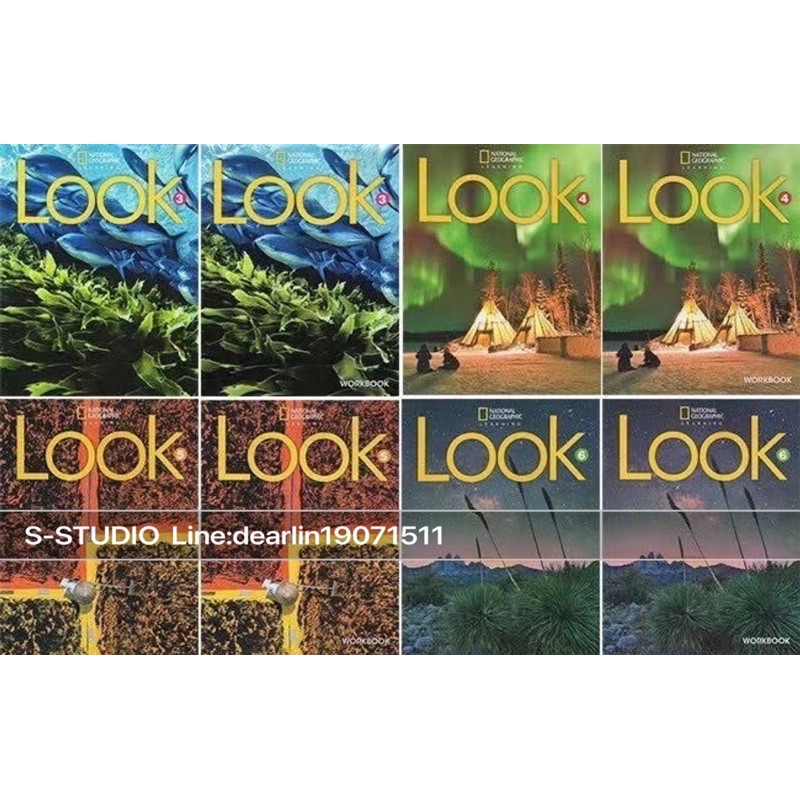 National Geographic Learning Look Set of 14 books 7 levels - starter ...