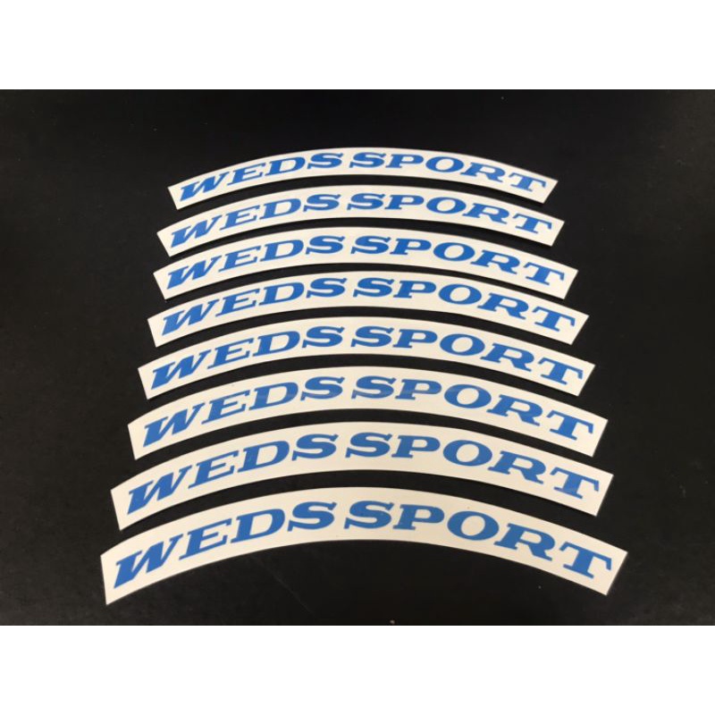 สติ๊กเกอร์ติอล้อ wedsport TC05ขอบ 15-16-17-18 นิ้ว | Shopee Thailand