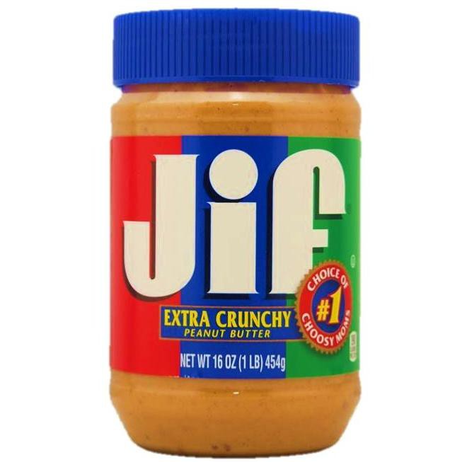 JIF Extra Crunchy Peanut Butter จิฟ เนยถั่ว ชนิดหยาบ 454g. | Shopee ...
