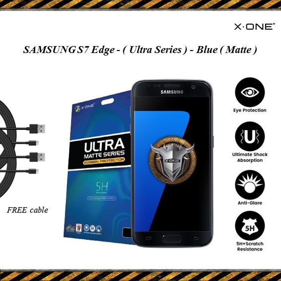 Samsung S7 Edge ( G935 ) ตัวป้องกันหน้าจอ X-One Ultra Matte (สายฟรี) | Shopee Thailand