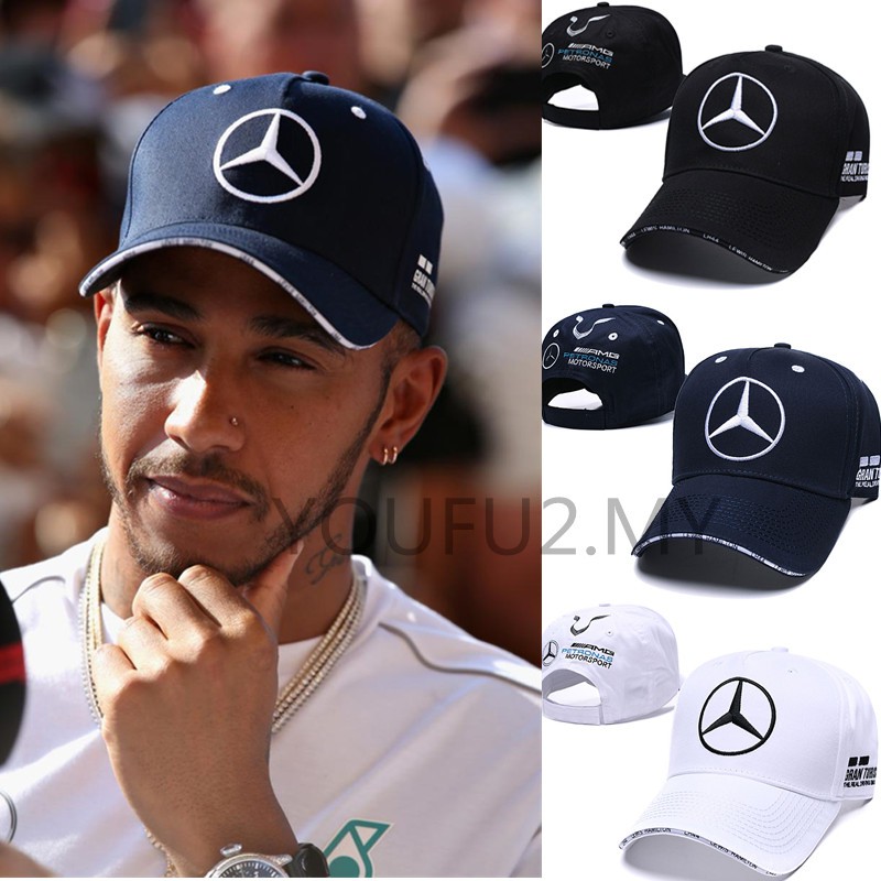 Cool Mercedes Benz F1 Racing Cap หมวกเบสบอลรถจักรยานยนต์ผู้ชายผู้หญิง ...