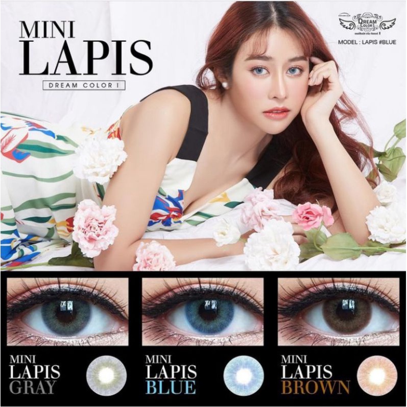 คอนแทคเลนส์ Dreamcolor 1 รุ่น Mini Lapis (รายเดือน) | Shopee Thailand
