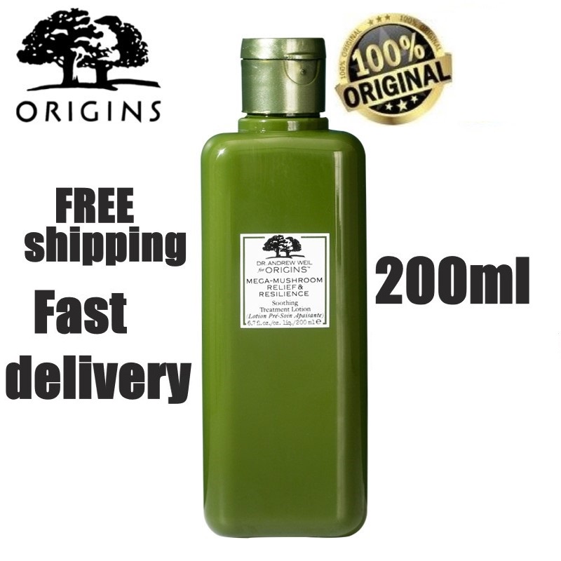 ส่งทันที ORIGINS MEGA MUSHROOM RELIEF & RESILIENCE TREATMENT LOTION 200ml | Shopee Thailand