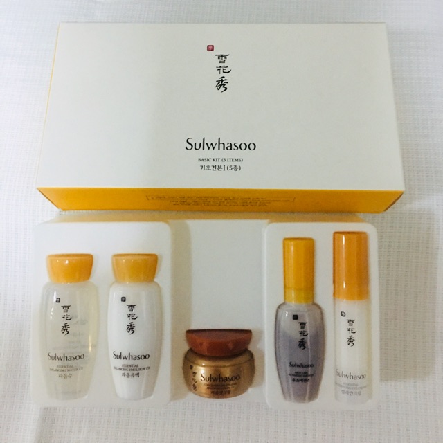 sulwhasoo basic kit 5 items. | Shopee Thailand