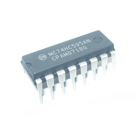 MC74HC595AN 8 Bit Serial-Input/Serial Or Parallel-Output Shift Register | Shopee Thailand