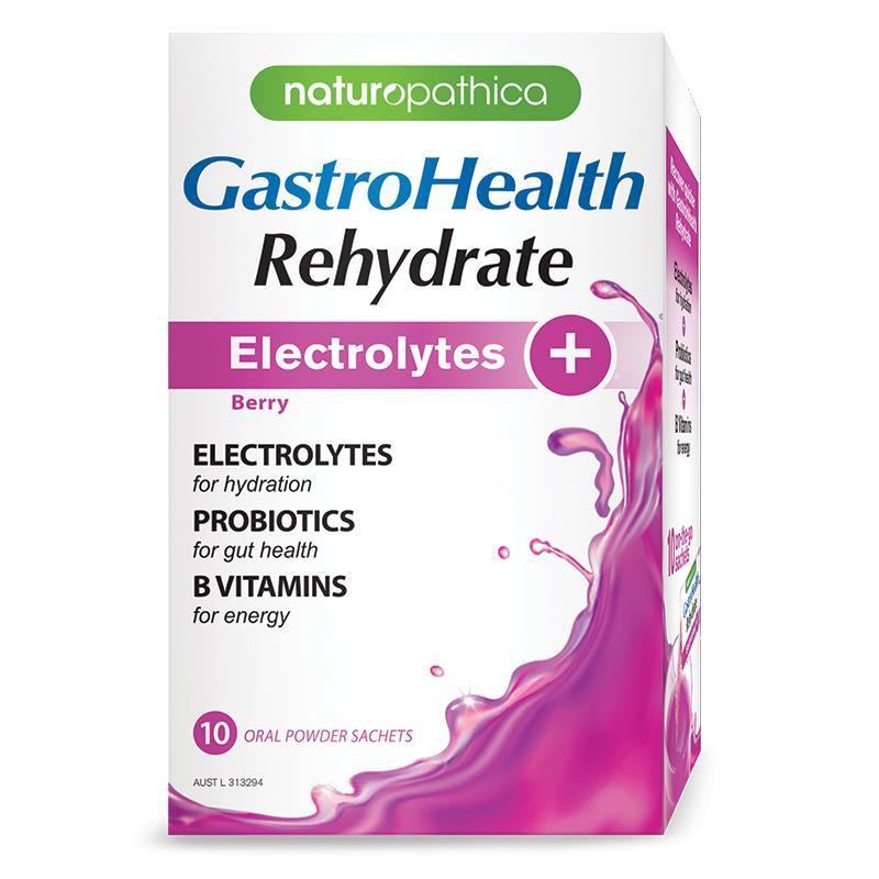 Naturopathica Gastrohealth Rehydrate Berry 10 Sachet | Shopee Thailand
