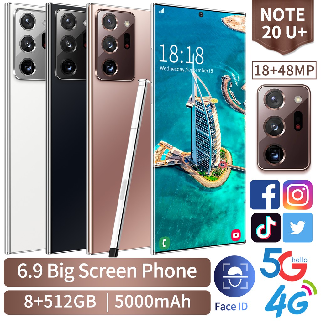 [คร้ายๆกับSamsungค่ะ] Note20u+ 8GB+512GB Android 10.0 โทรศัพท์มือถือ มือถือ โทรศัพท์ โทรสับ ...