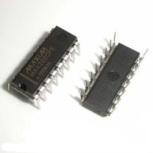 MAX202 MAX202CPE Dual RS-232 Line Driver and Receiver | Shopee Thailand