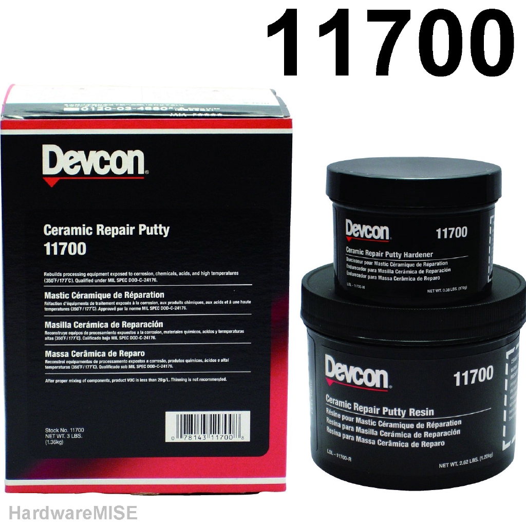 Devcon 11700 ชุดอุปกรณ์ซ่อมเซรามิก อิพ็อกซี่ 3 ปอนด์ | Shopee Thailand