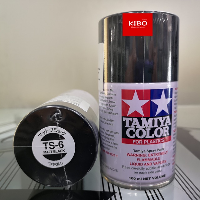 สีสเปรย์ทามิย่า Tamiya TS-6 Matt Black 100ml | Shopee Thailand
