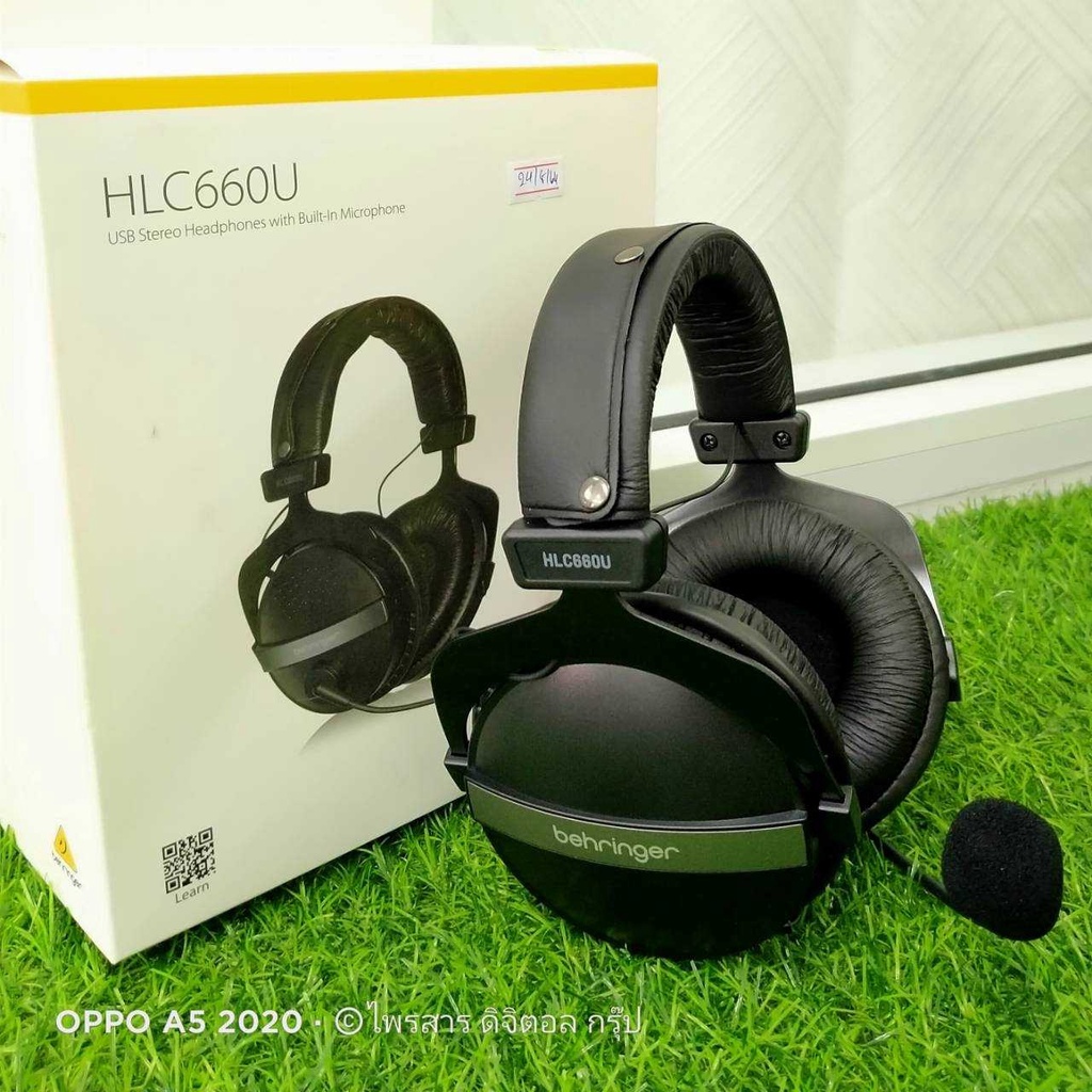 Behringer HLC 660U หูฟังครอบหู มาพร้อมกับไมโครโฟน (HLC-660U , HLC660U ...