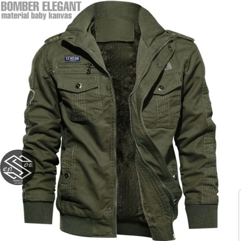 Bomber Jacket Men US Army Canvas Dril Original/แจ็คเก็ตแจ็คเก็ตผู้ชาย ...