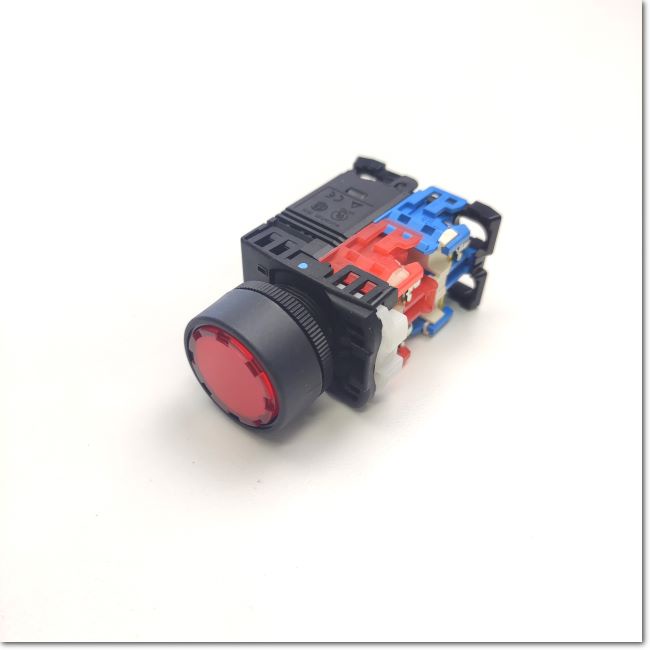 AR22F0L-10E3R (Red) สวิตช์ปุ่มกดที่มีหลอดสัญญาณติดอยู่ สเปค 1a1b ,Fuji ...