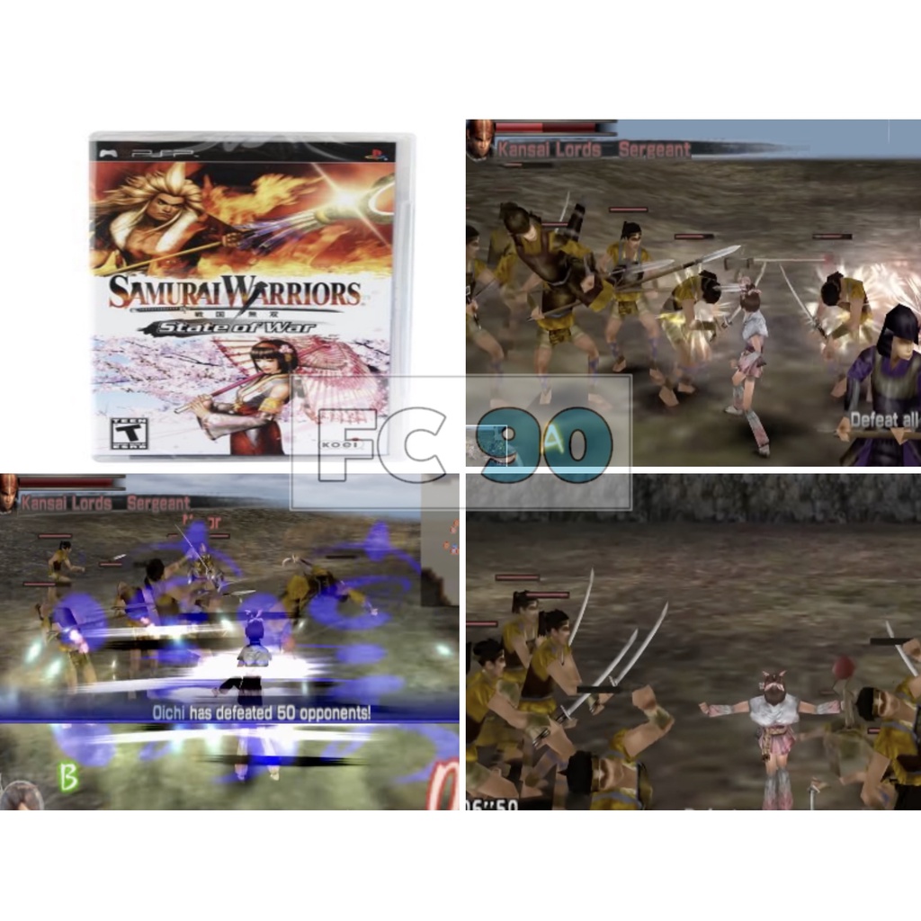 แผ่นเกม Samurai Warriors Geki Sengoku Musou [PSP] แผ่นแท้ญี่ปุ่นมือสอง ...
