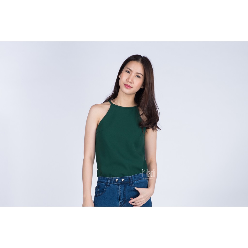 Ava Top Miladi Brand เสื้อผู้หญิง แขนกุด | Shopee Thailand