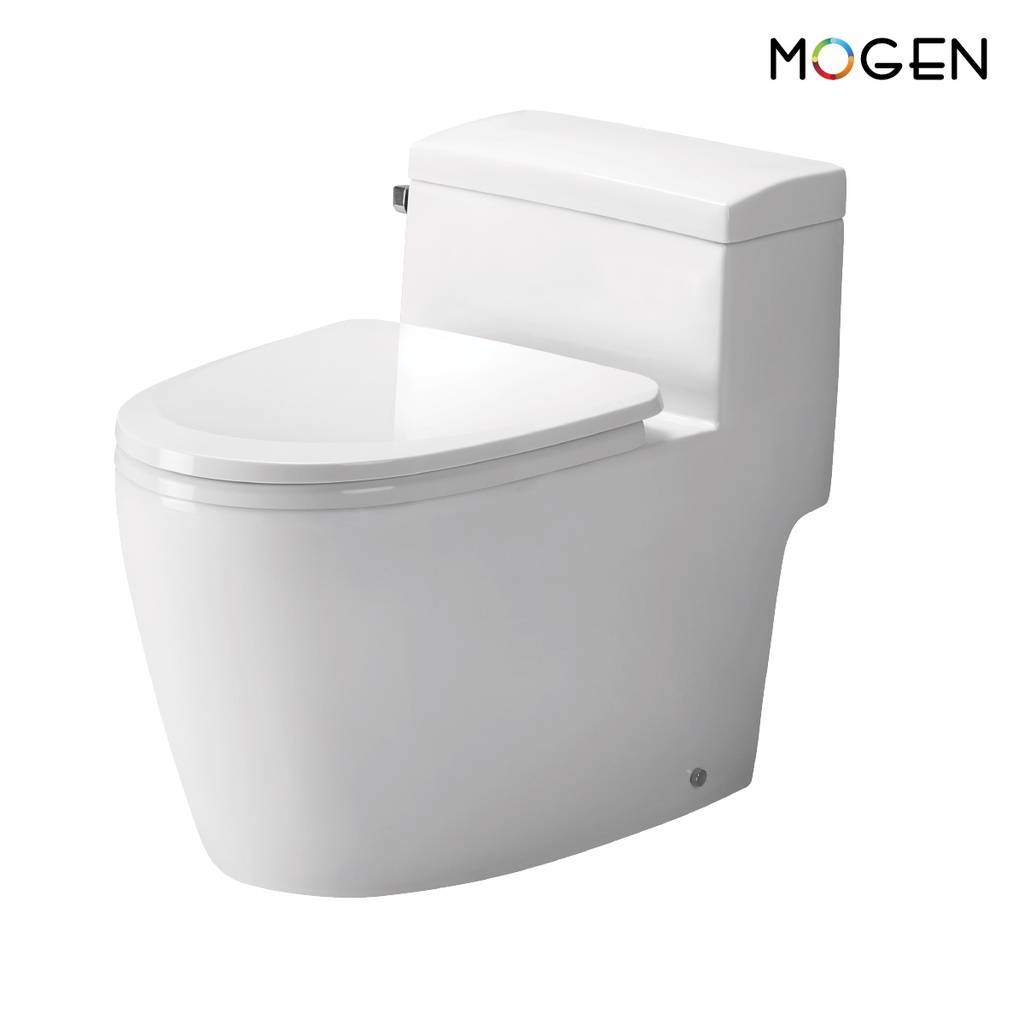 MOGEN โถสุขภัณฑ์ชิ้นเดียว สีขาว ฝาแบบ Slow Close รุ่น MO42 (ECO ...