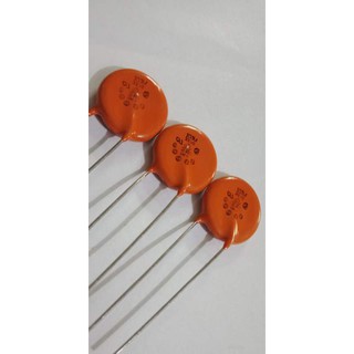 0.01UF 103M 103PF 10NF คาปาซิเตอร์ ยี่ห้อ VISHAY สีส้ม แท้-ใหม่ คุณภาพสูงCAPACITOR 400VAC(แพ็ค10 ...