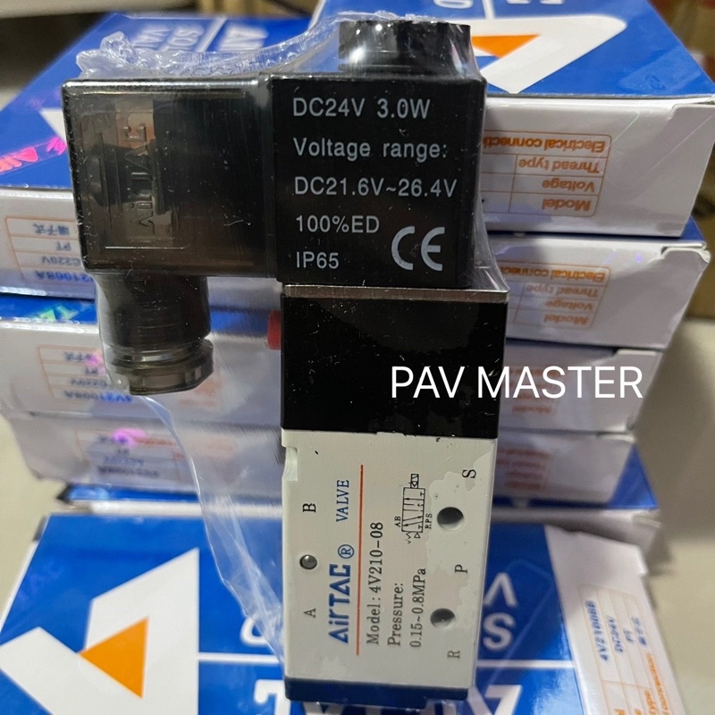 "AIRTAC" 4V210-08 ของแท้รับประกันตรงตามรูป | Shopee Thailand