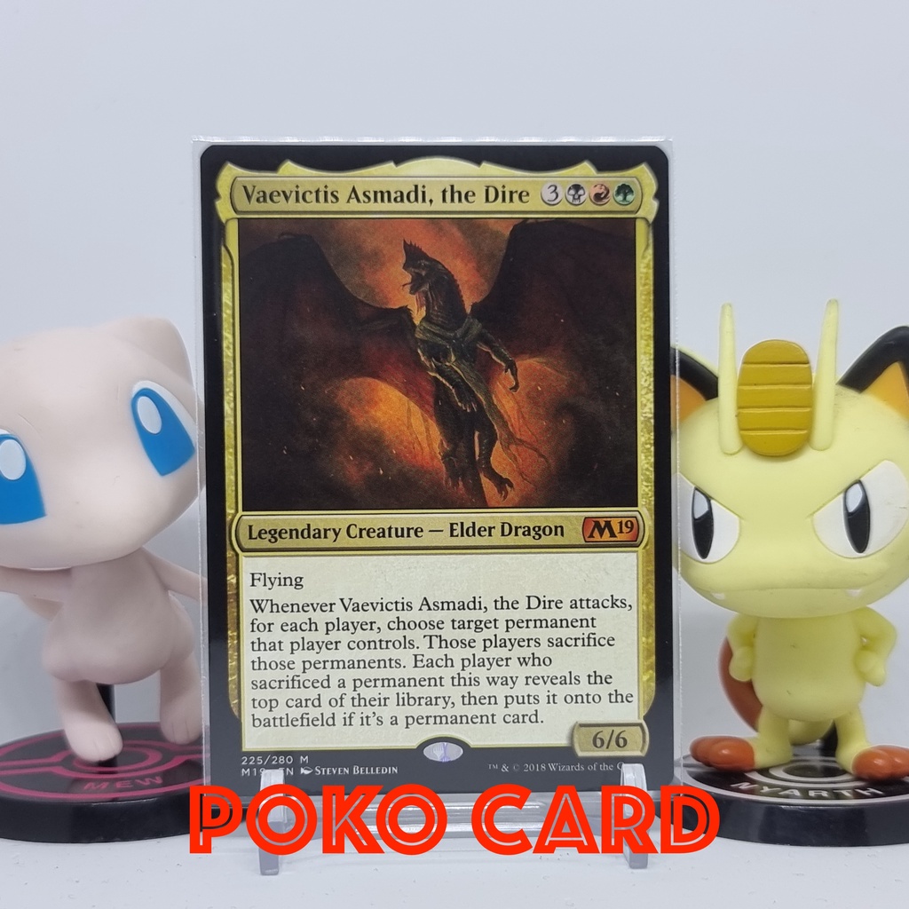 Vaevictis Asmadi, the Dire การ์ด Magic The Gathering ของแท้ จากชุด Core ...