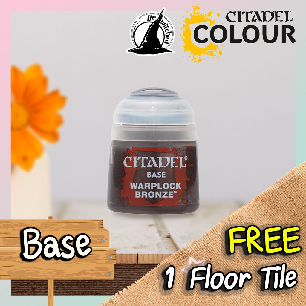 (Base) WARPLOCK BRONZE : Citadel Paint แถมฟรี 1 Floor Tile | Shopee ...