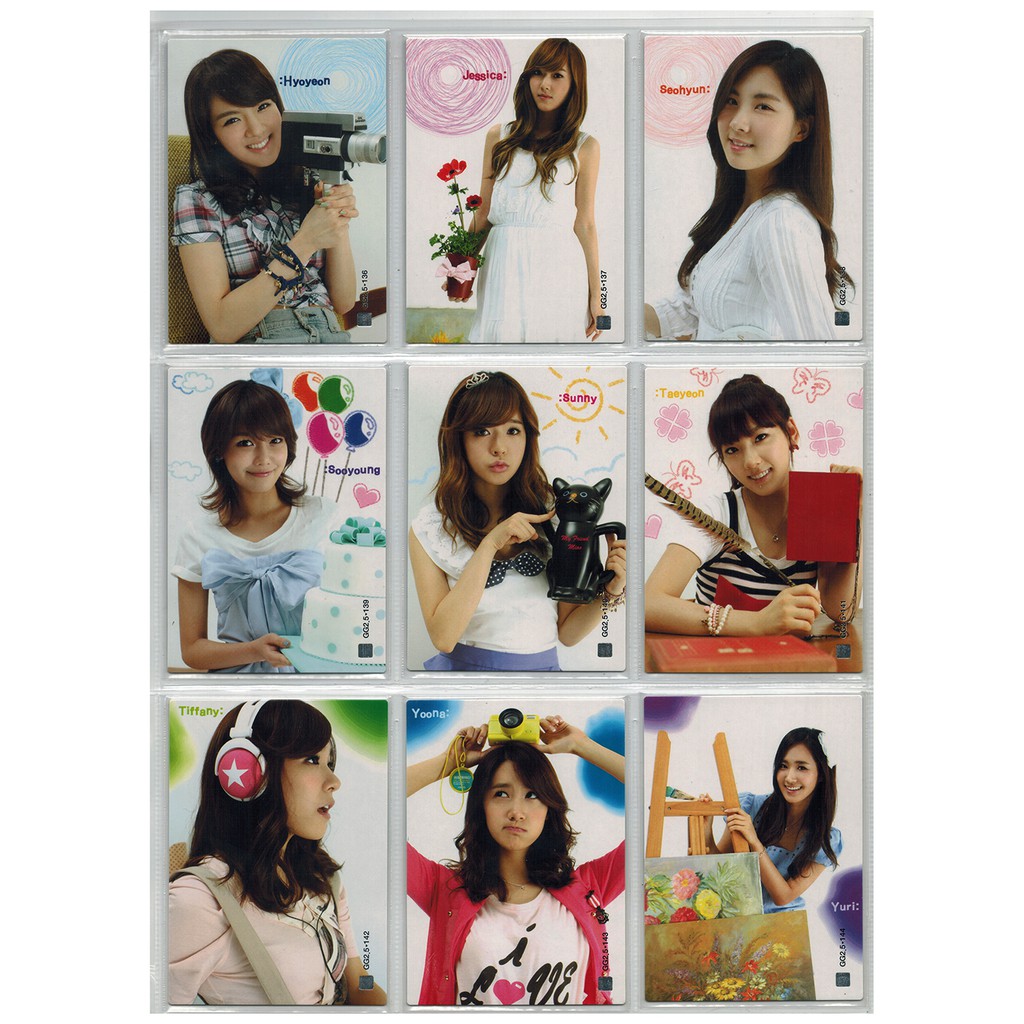 SNSD Girls' Generation Normal Card "GG2.5 136-144" (การ์ดธรรมดา ...