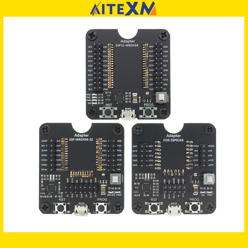 บอร์ดทดลอง ESP8266 ESP-WROOM-32 ESP32-WROVER สําหรับ ESP-12F ESP-07S ESP-12S | Shopee Thailand