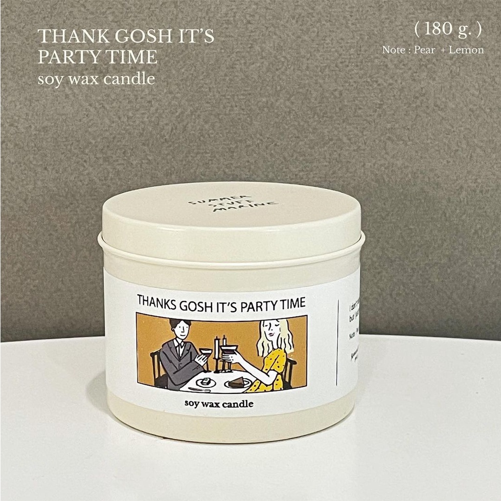 Summerstuff.marine - SOY WAX CANDLES กลิ่น THANK GOSH IT'S PARTY TIME ...