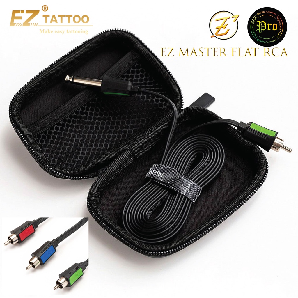 สาย RCA M Master Pro Cord FLAT RCA อุปกรณ์สัก EZ Master Flat RCA EZ ...