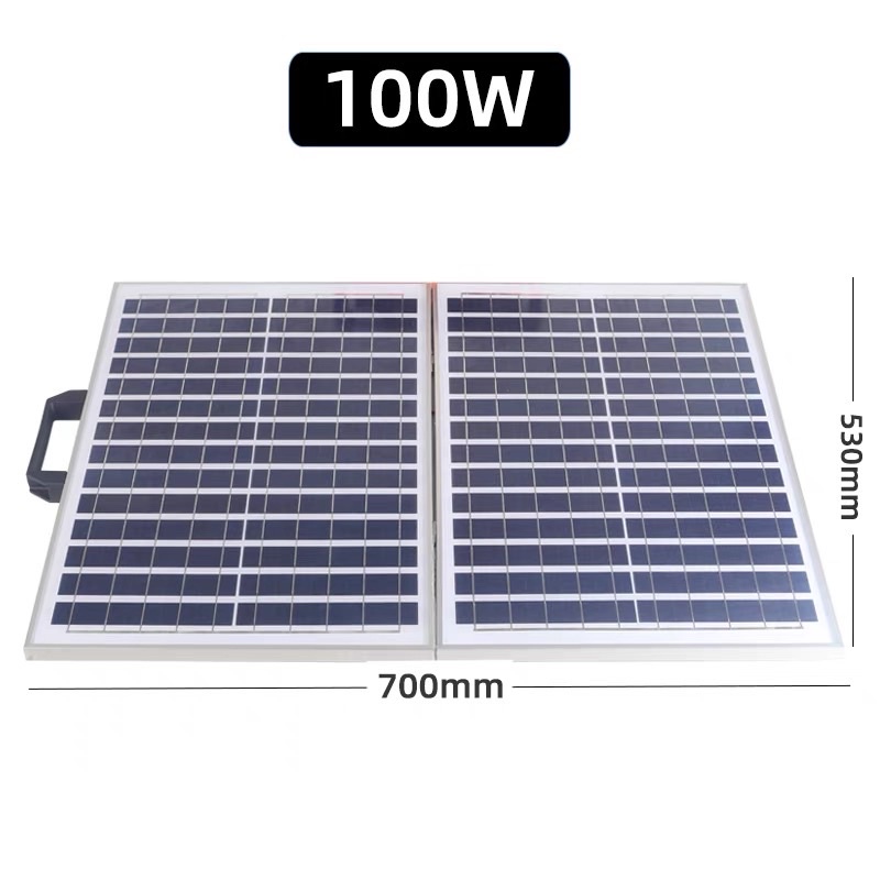 (Solar Cell)โซล่าเซลล์ชาร์จ 100W 18v 3a ชาร์จPowerBox | Shopee Thailand