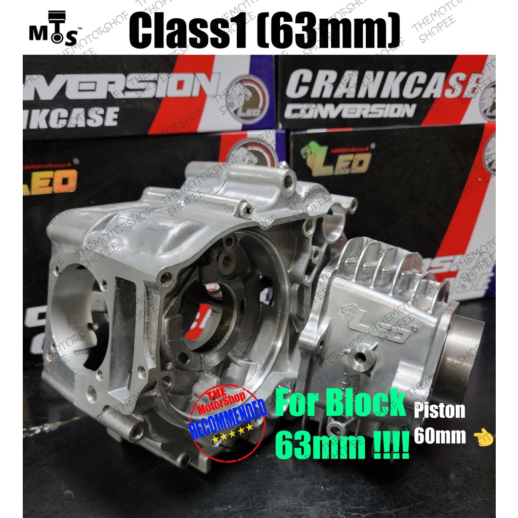 (STD Jiang) LEO CRANKCASE CASING 63mm Custom Bore 58mm/59mm/60mm Block ...