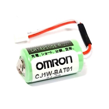 OMRON CJ1W-BAT01 SANYO CR14250SE-R 3V Battery Lithium with Plug for PLC ...
