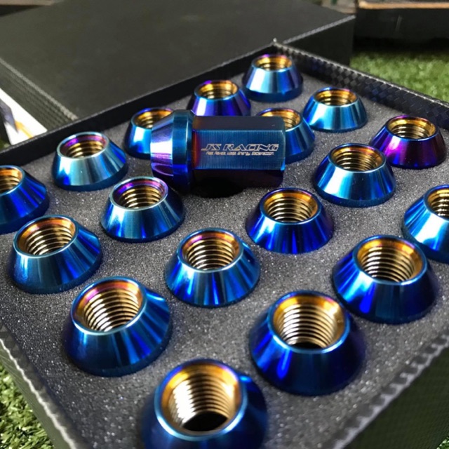 น๊อตล้อ J’s racing Titanium penetrating nut | Shopee Thailand