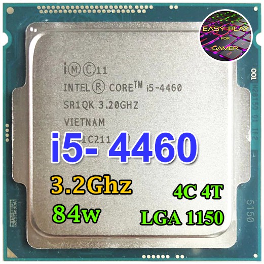 ⚡️CPU Intel Core i5-4460 4คอ4เทรด 84W LGA 1150 ฟรีซิลิโคน1ซอง i5 4460 ...