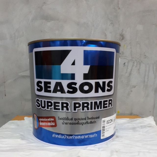 TOA 4SEASONS SUPER PRIMER น้ำยารองพื้นปูนทับสีเก่า | Shopee Thailand