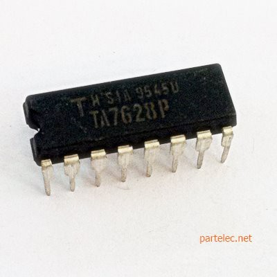 TA7628P Power amplifier system designed for cassette tape recorder ...